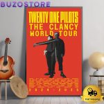Twenty One Pilots The Clancy World Tour 2024-2025 Poster Canvas